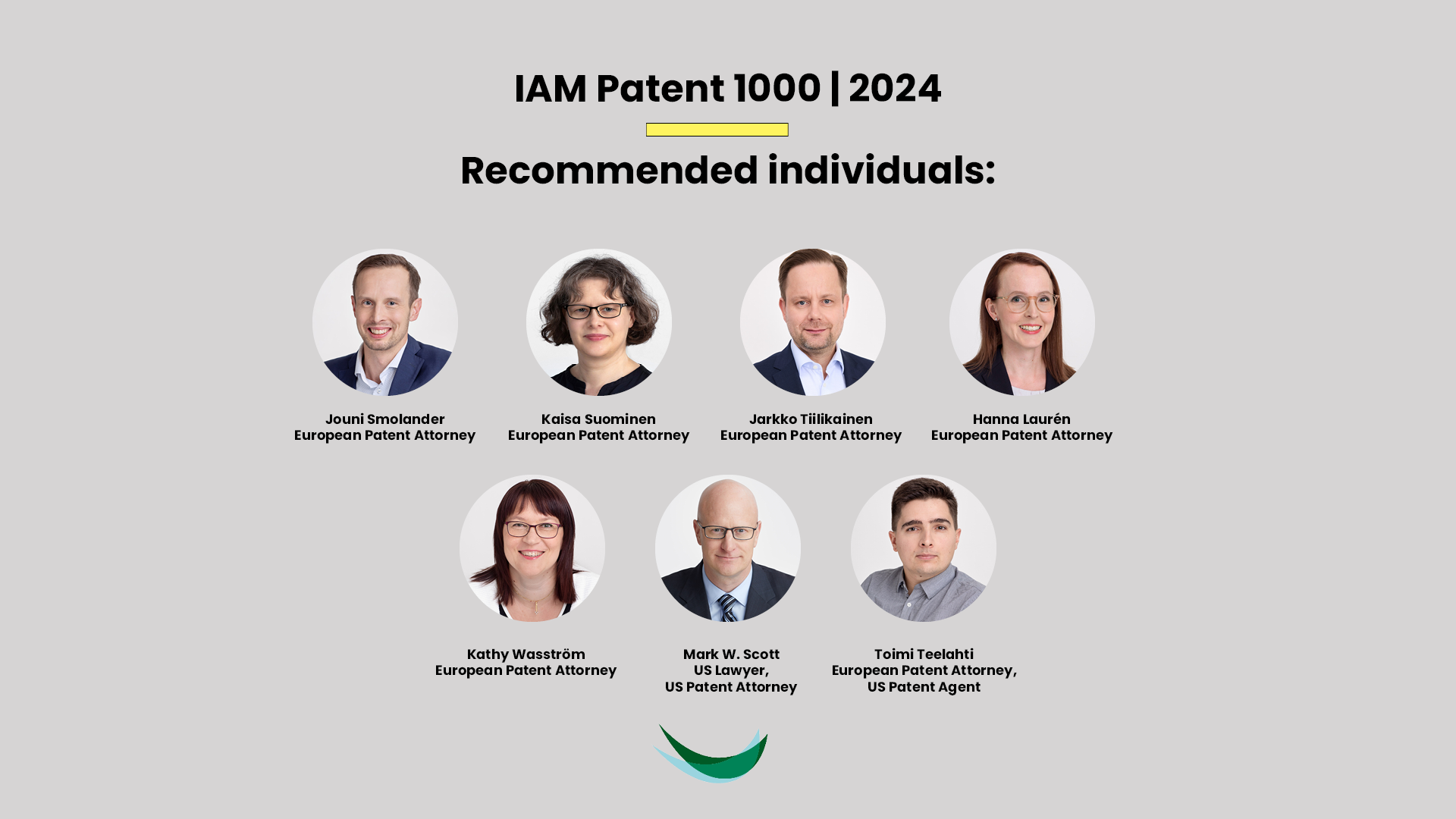 IAM Patent 1000 2024 | The World’s Leading Patent Professionals | Laine IP Oy